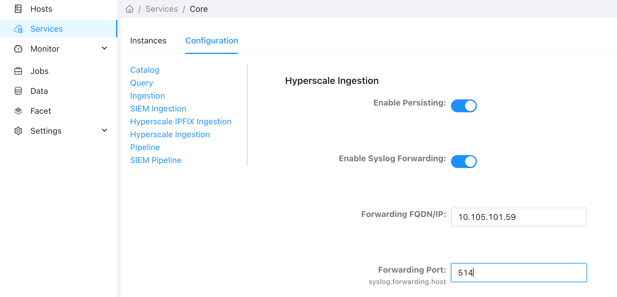 Configure FortiAnalyzer-BigData Hyperscale Ingestion | FortiAnalyzer BigData 7.2.6 | Fortinet ...